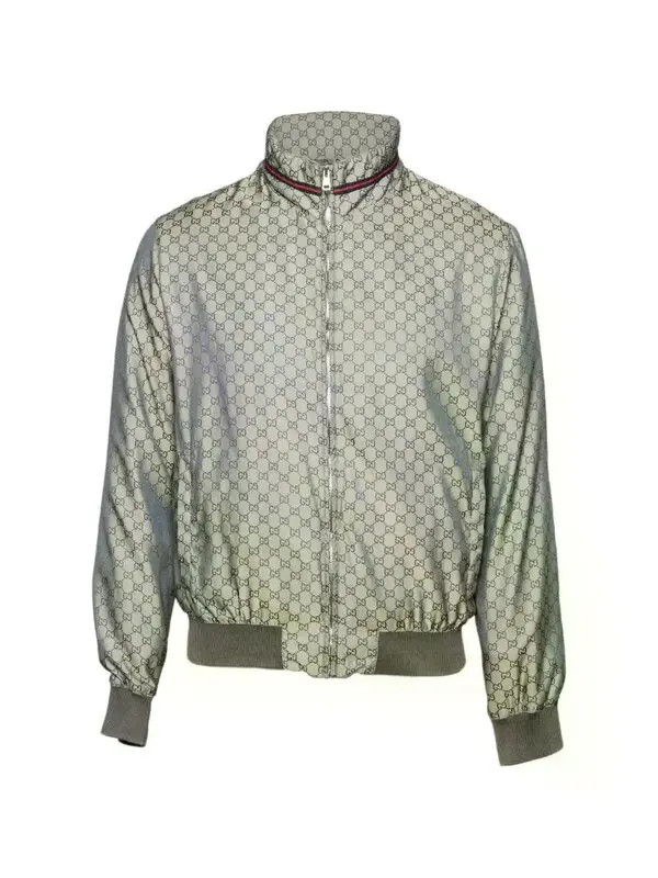 Gucci Gg Monogram Bomber Jacket