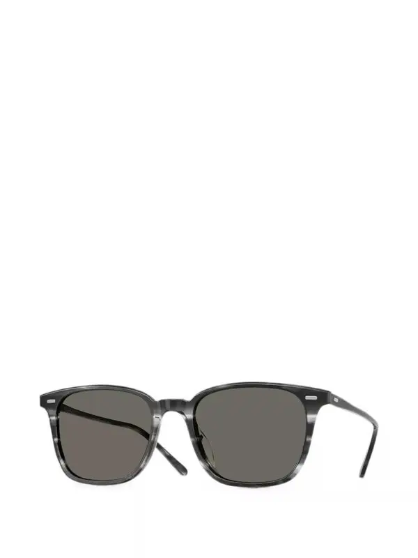 Oliver Spencer Laedin Square-frame Sunglasses - Grey