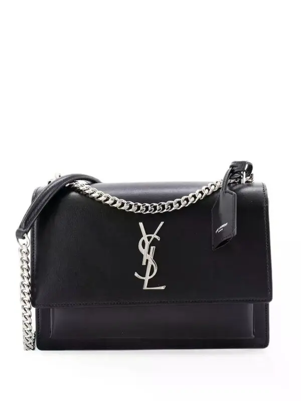 Saint Laurent Sunset Medium Crossbody Bag - Black
