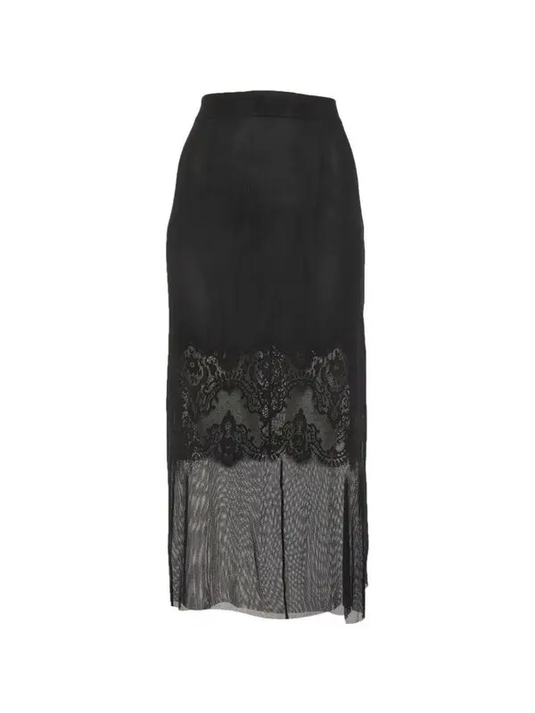 Dolce & Gabbana Layered Mesh Midi Skirt