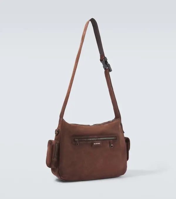 Balenciaga Superbusy Suede Messenger Bag