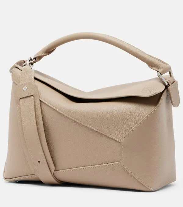 Loewe Puzzle Edge Medium Leather Top-handle Bag