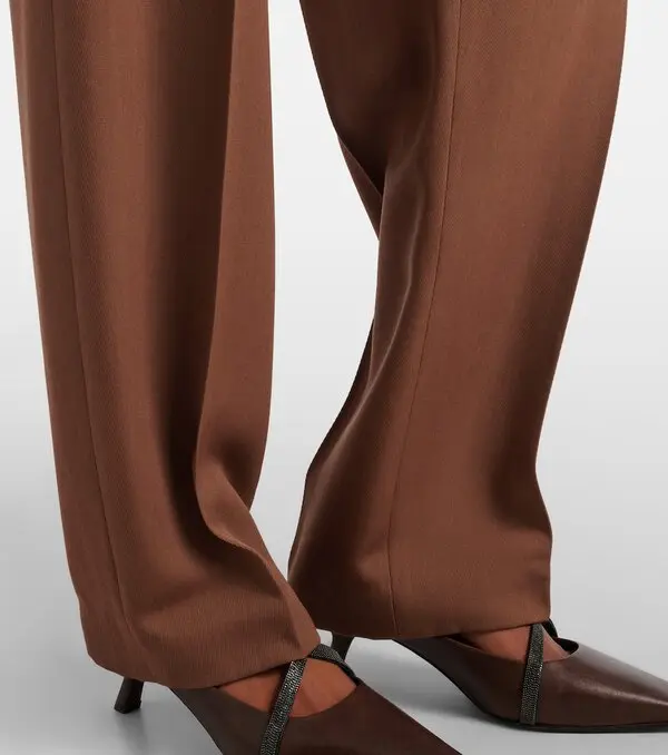 Brunello Cucinelli Wool-blend Suit Pants