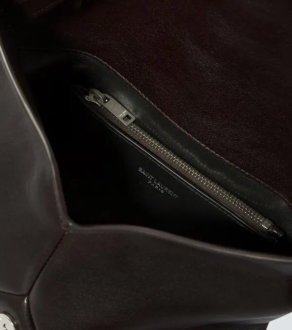Saint Laurent Cassandre Envelope Messenger Bag - Brown