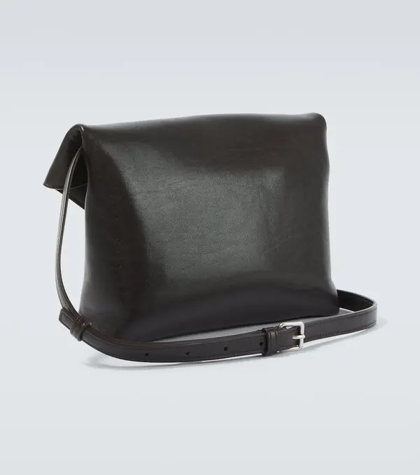 Saint Laurent Cassandre Envelope Messenger Bag - Brown