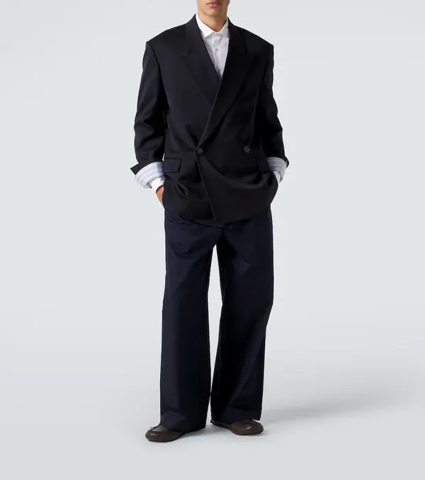 Loewe Double-breasted Wool Blazer
