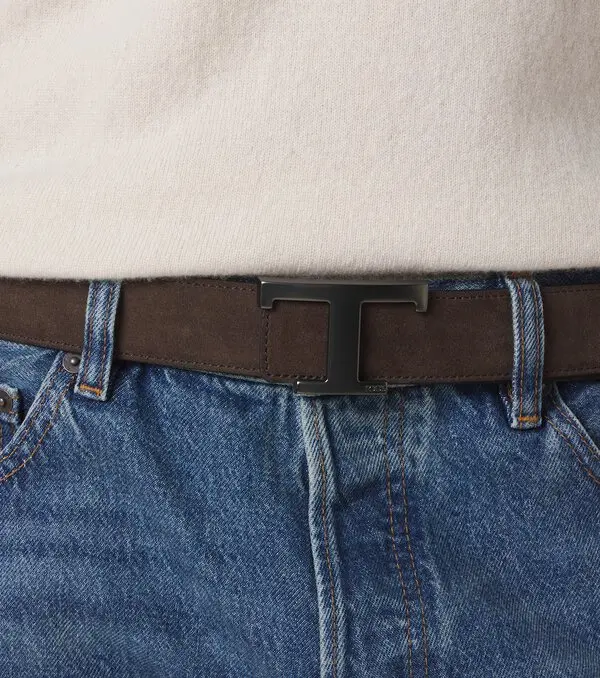 TOD'S Timeless Leather Belt - Brown