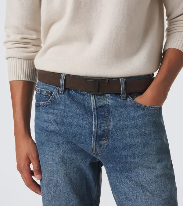 TOD'S Timeless Leather Belt - Brown