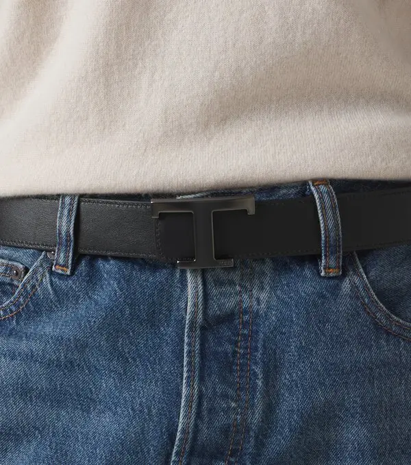TOD'S Timeless Leather Belt - Brown
