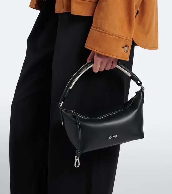 Loewe Cala Small Leather Top-handle Bag - Black