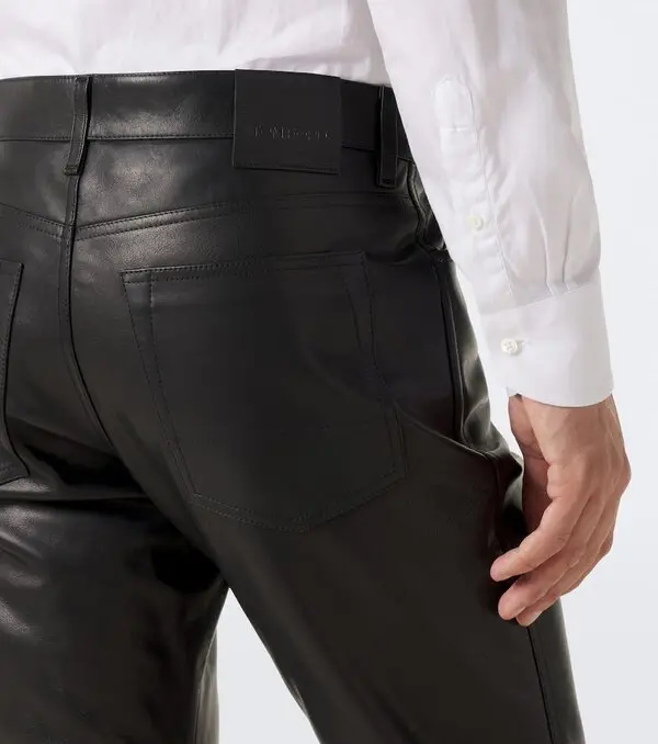 TOM FORD Leather Slim Pants