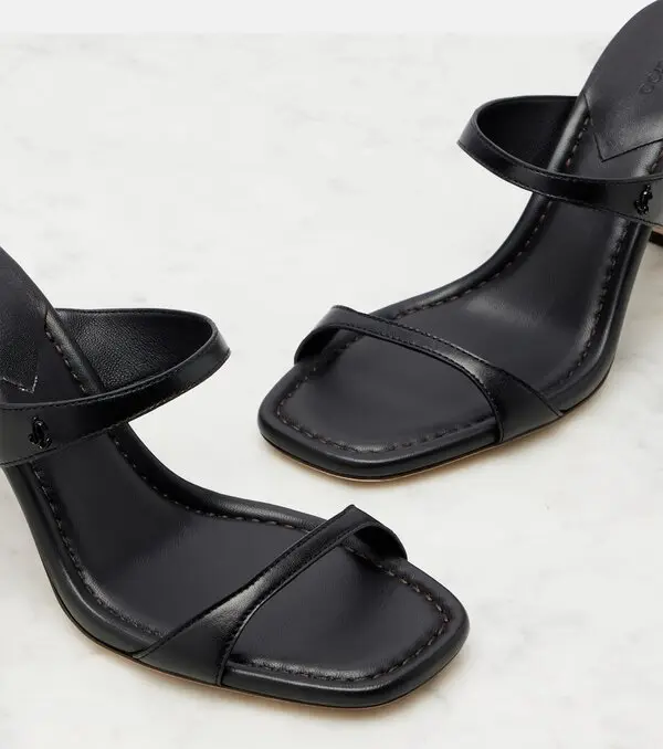 JIMMY CHOO Lucian Leather Mules
