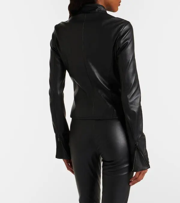 Gucci Leather Zip-up Jacket