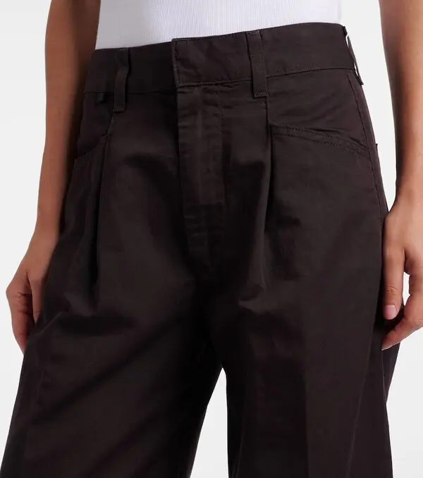 Citizens Of Humanity Velha Wide-leg Cotton Pants - Brown