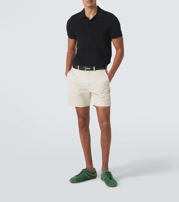 TOM FORD Aston Suede Lace-up Sneakers