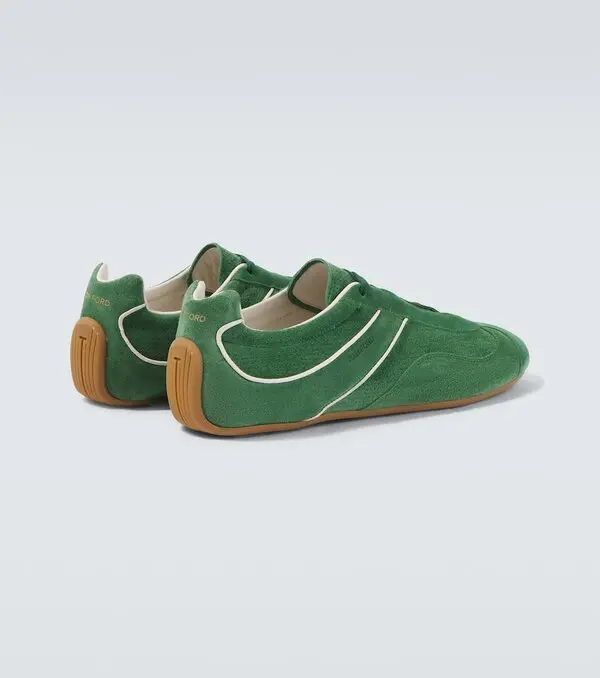 TOM FORD Aston Suede Lace-up Sneakers