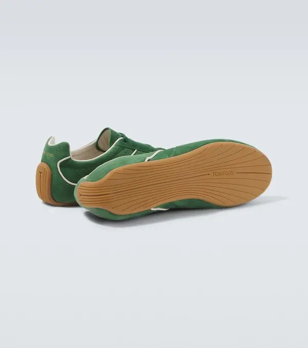 TOM FORD Aston Suede Lace-up Sneakers