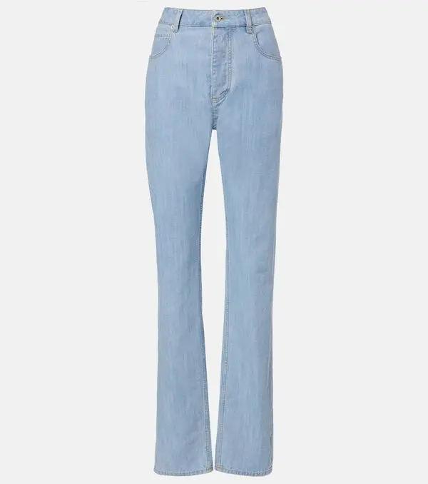 Bottega Veneta Straight Leg Jeans - Blue