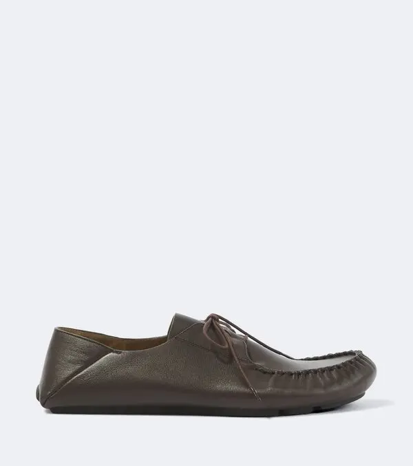 Loewe Rambla Boat Shoes - Brown