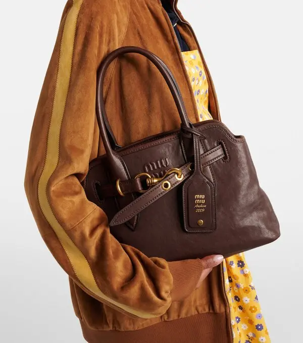 Miu Miu Aventure Small Leather Shoulder Bag
