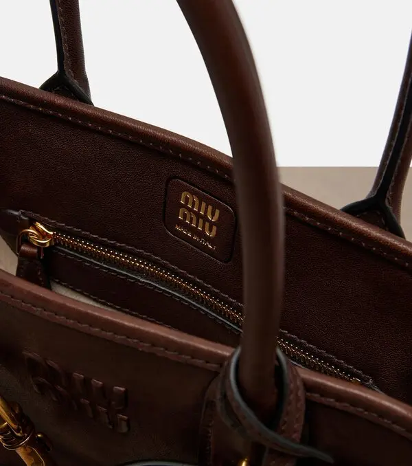 Miu Miu Aventure Small Leather Shoulder Bag