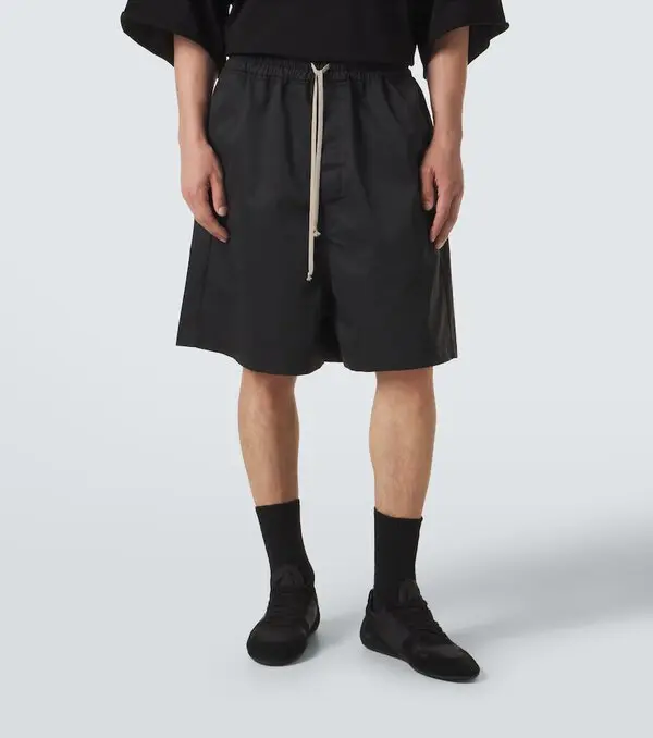 Rick Owens Faun Faille Bermuda Shorts