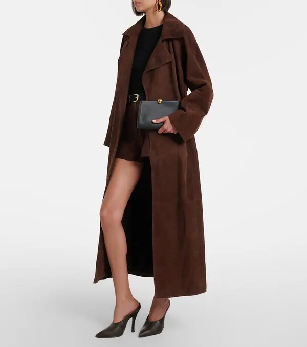 Nour Hammour Lou Leather Clutch