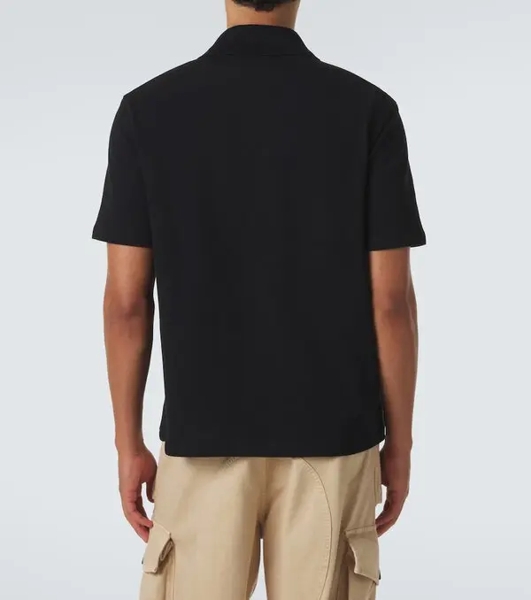 Loewe Double L Cotton Pique Polo Shirt