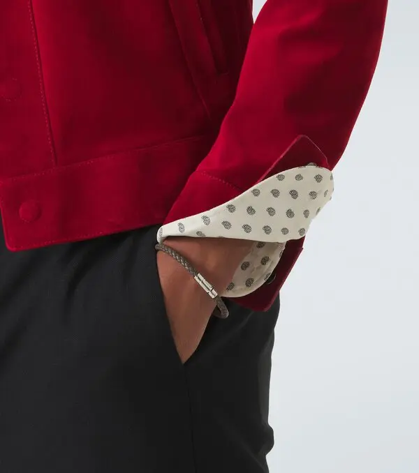 TOM FORD Braided Leather Bracelet
