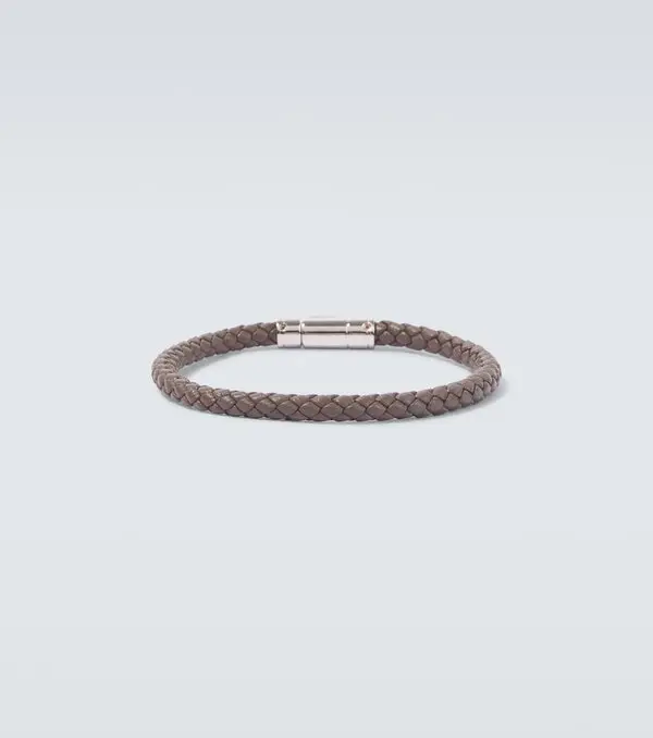 TOM FORD Braided Leather Bracelet