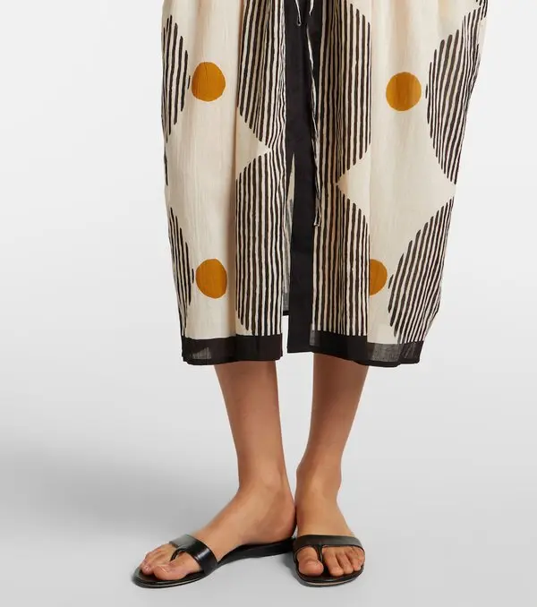 Velvet By Graham & Spencer Amira Printed Cotton Kaftan