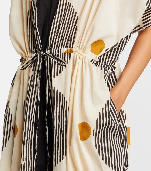 Velvet By Graham & Spencer Amira Printed Cotton Kaftan