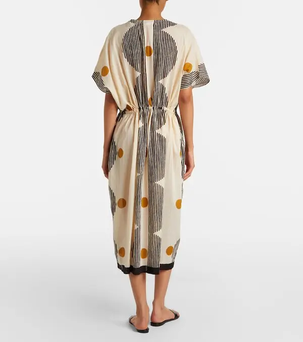Velvet By Graham & Spencer Amira Printed Cotton Kaftan