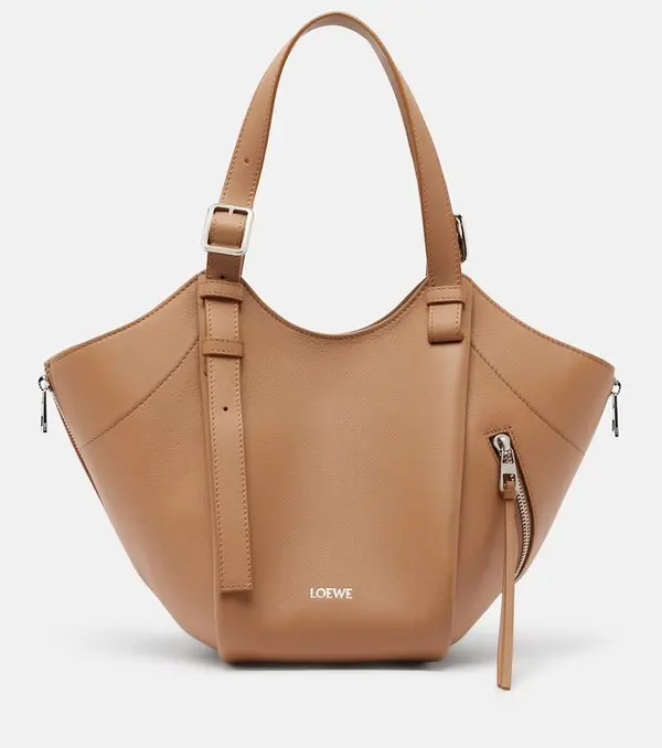 Loewe Hammock Flip Medium Leather Top-handle Bag - Brown