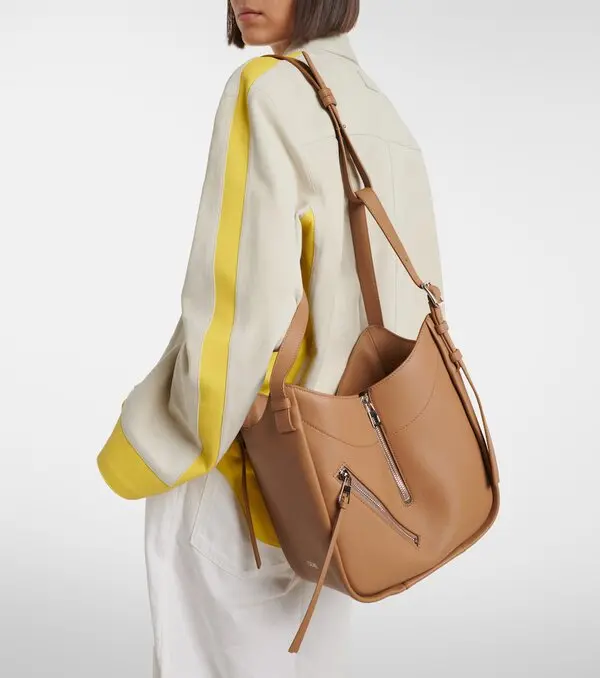Loewe Hammock Flip Medium Leather Top-handle Bag - Brown