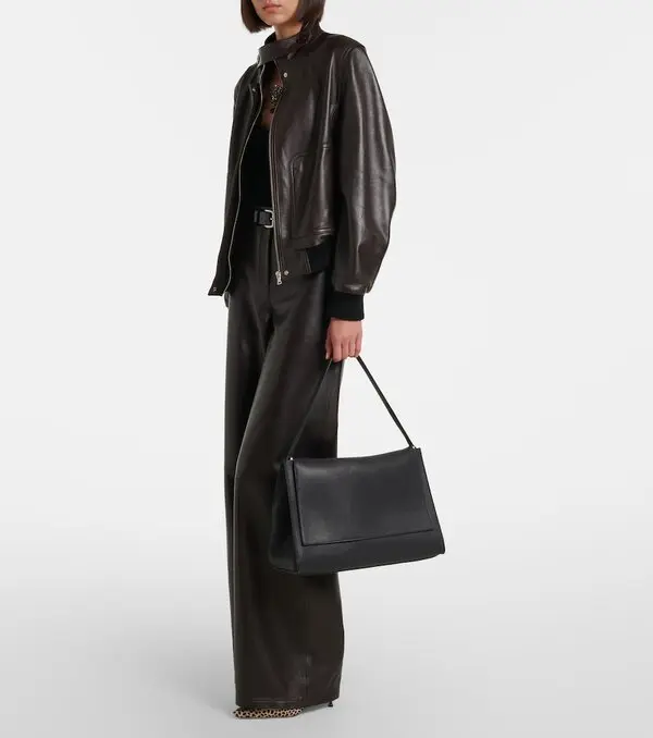 Nour Hammour Amal Leather Shoulder Bag