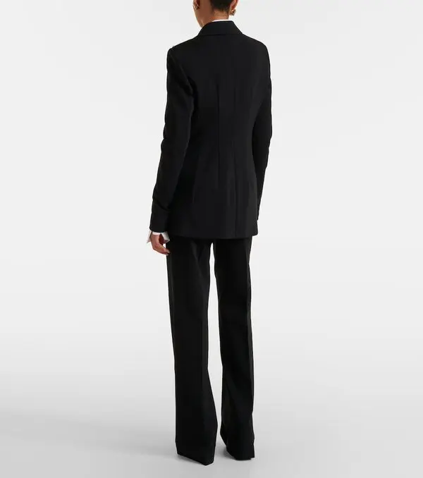 Sportmax Belted Crêpe Straight Pants