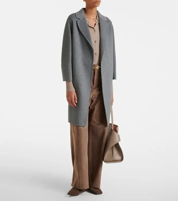 Max Mara Virgin Wool Wrap Coat
