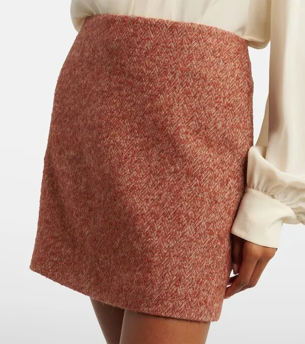 BLAZÉ MILANO Moody Coci Herringbone Miniskirt