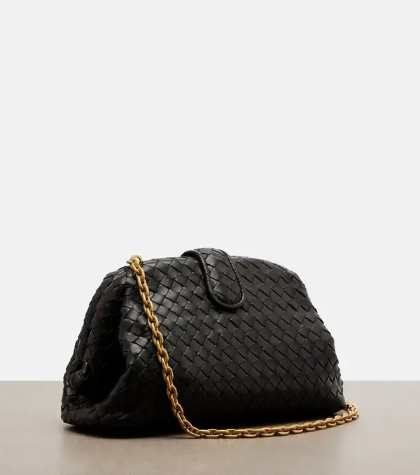 Bottega Veneta Lauren 1980 Small Leather Clutch - Brown