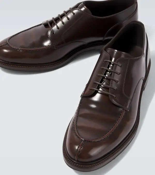 Brunello Cucinelli Leather Derby Shoes