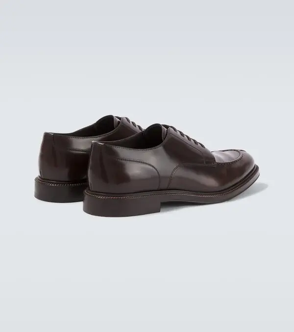 Brunello Cucinelli Leather Derby Shoes