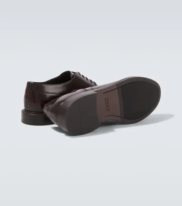 Brunello Cucinelli Leather Derby Shoes