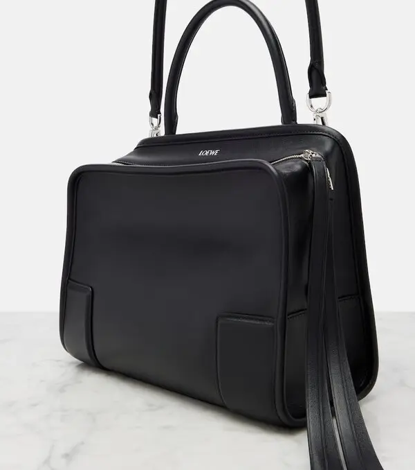 Loewe Amazona 180 Medium Top Handle Bag - Black