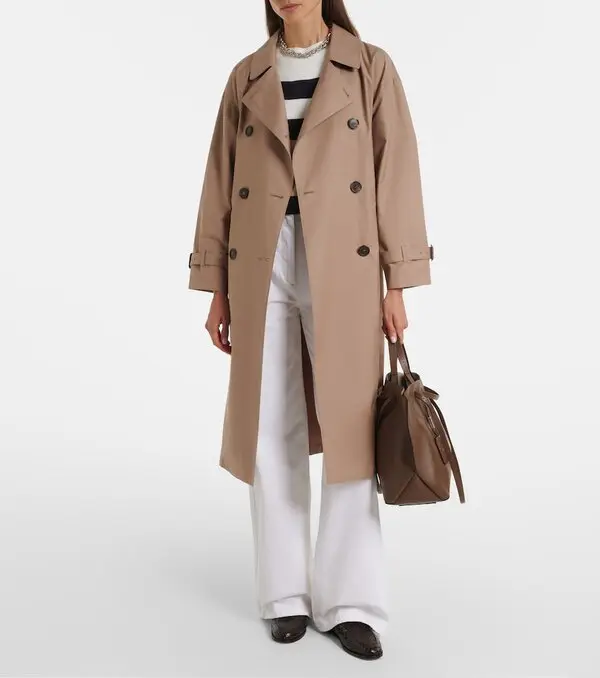 Max Mara Cotton-blend Trench Coat