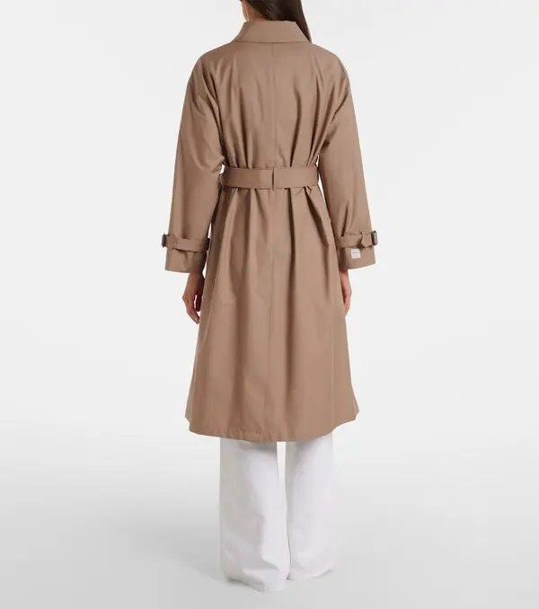 Max Mara Cotton-blend Trench Coat