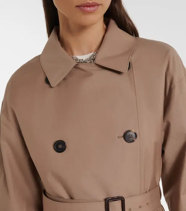 Max Mara Cotton-blend Trench Coat