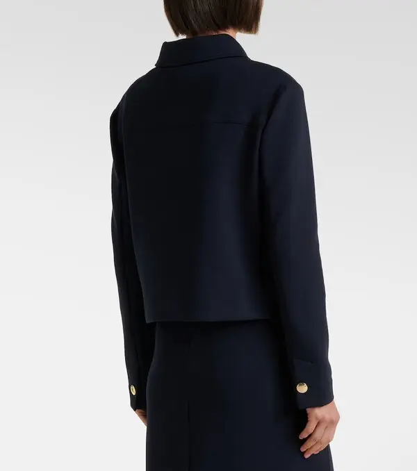 Max Mara Cotton-blend Cropped Jacket