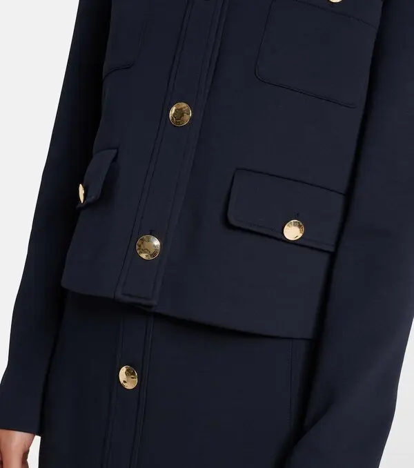 Max Mara Cotton-blend Cropped Jacket