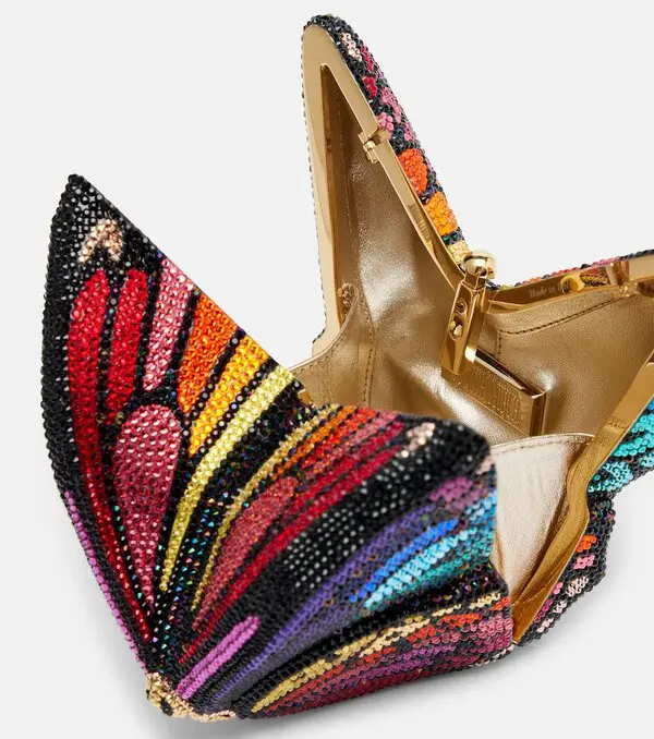 Judith Leiber Butterfly Embellished Clutch